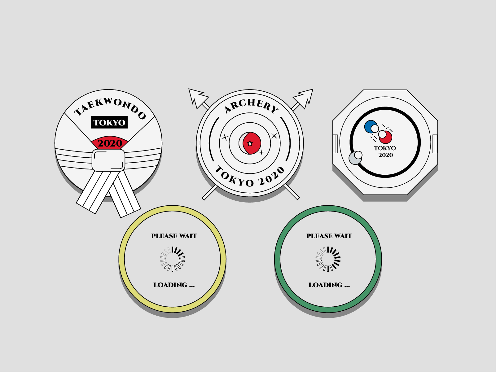 Tokyo 2020 - Weekly Warmup by Doga Dogan on Dribbble