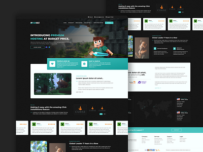 Minecraft Website designs, themes, templates and downloadable graphic ...