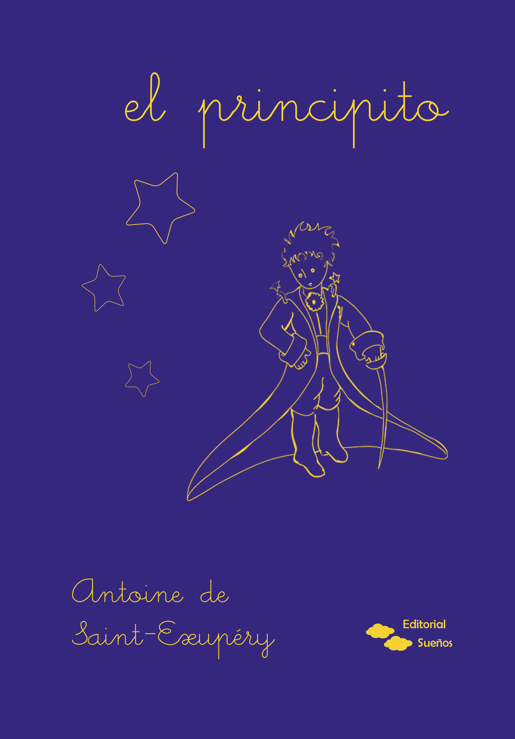 The Little Prince (Spanish version) book cover by Eme Blue on Dribbble