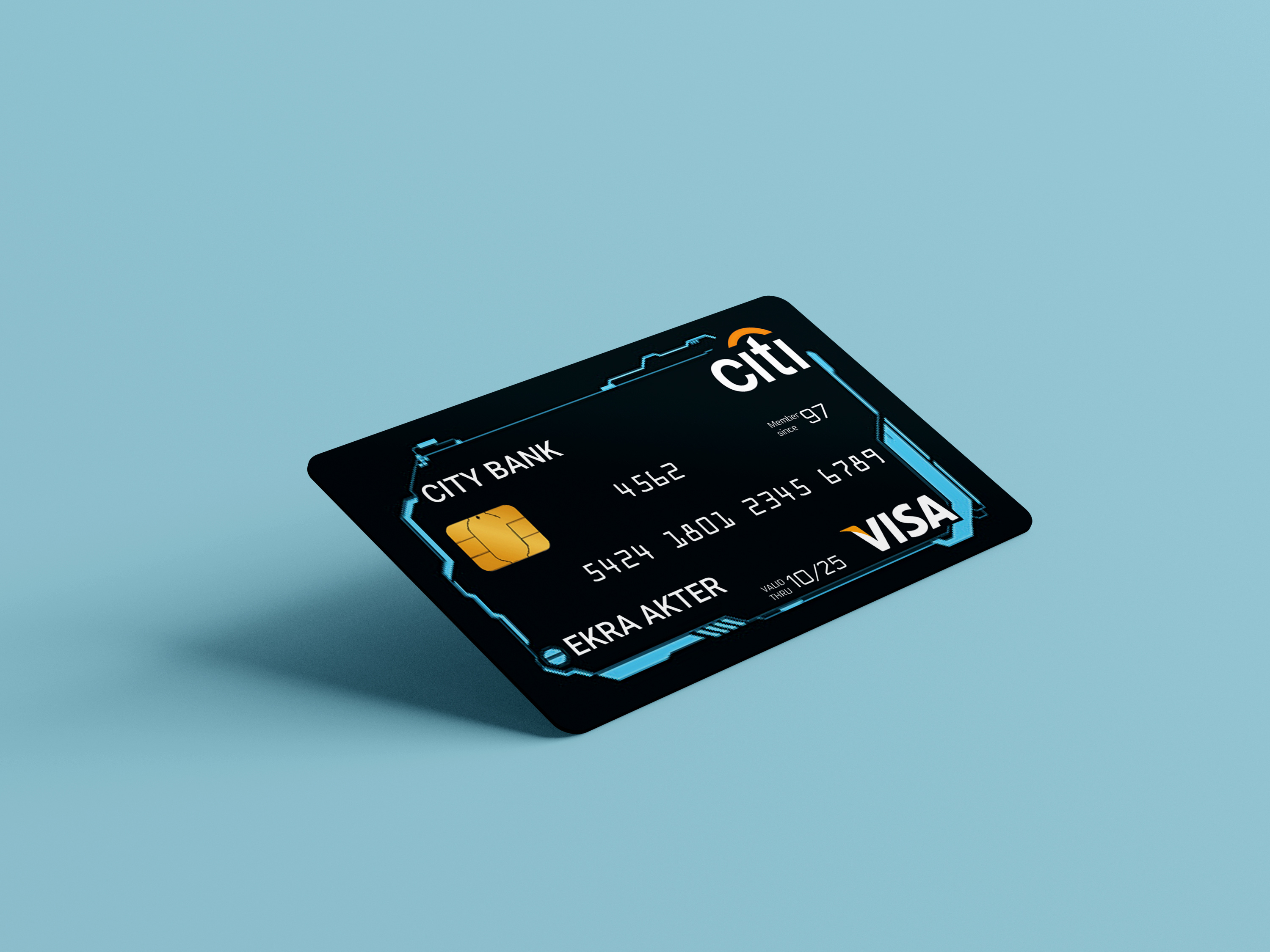 Visa Card Design by Graphics_Buzz14 on Dribbble