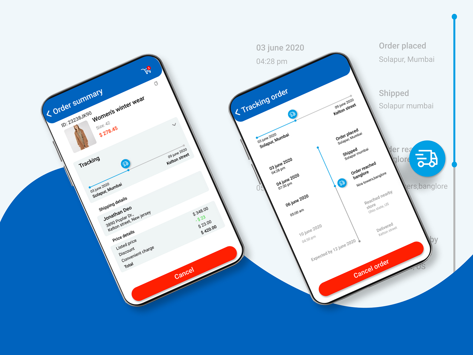 Order Summary Screen by 97ProStudio on Dribbble