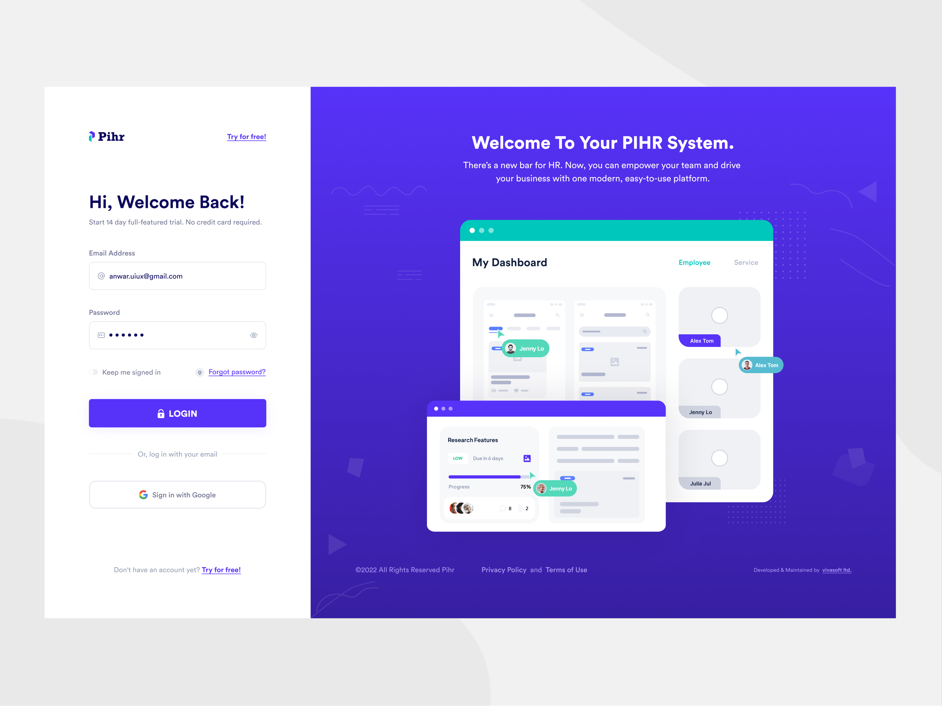 Sign Up Page — UI by Anwar Hossain on Dribbble