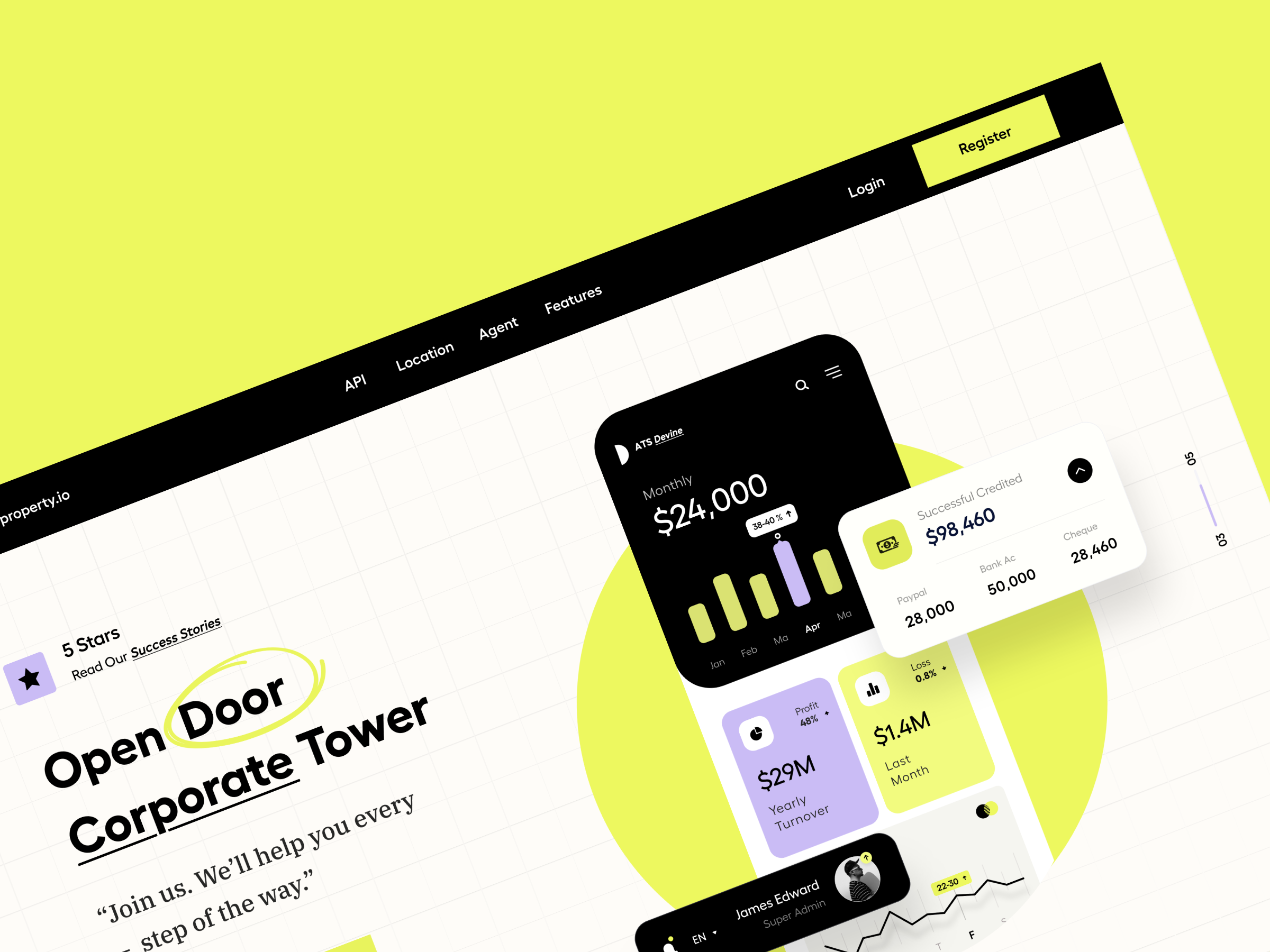 Web Header UI by DStudio® on Dribbble