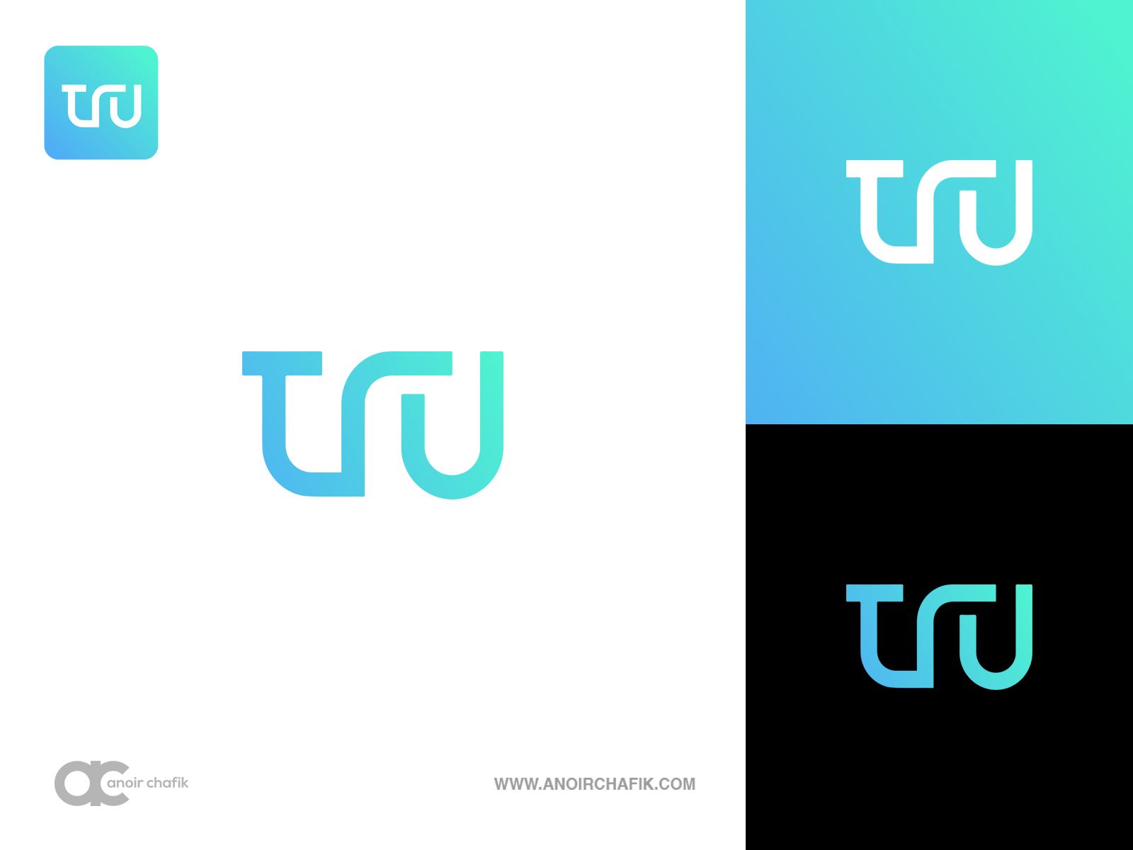 TRU App Logo by Anouar Echchafik on Dribbble