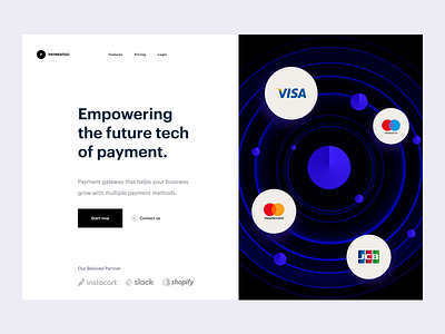 website design: landing page by Dendra Maulana for Morva Labs on Dribbble