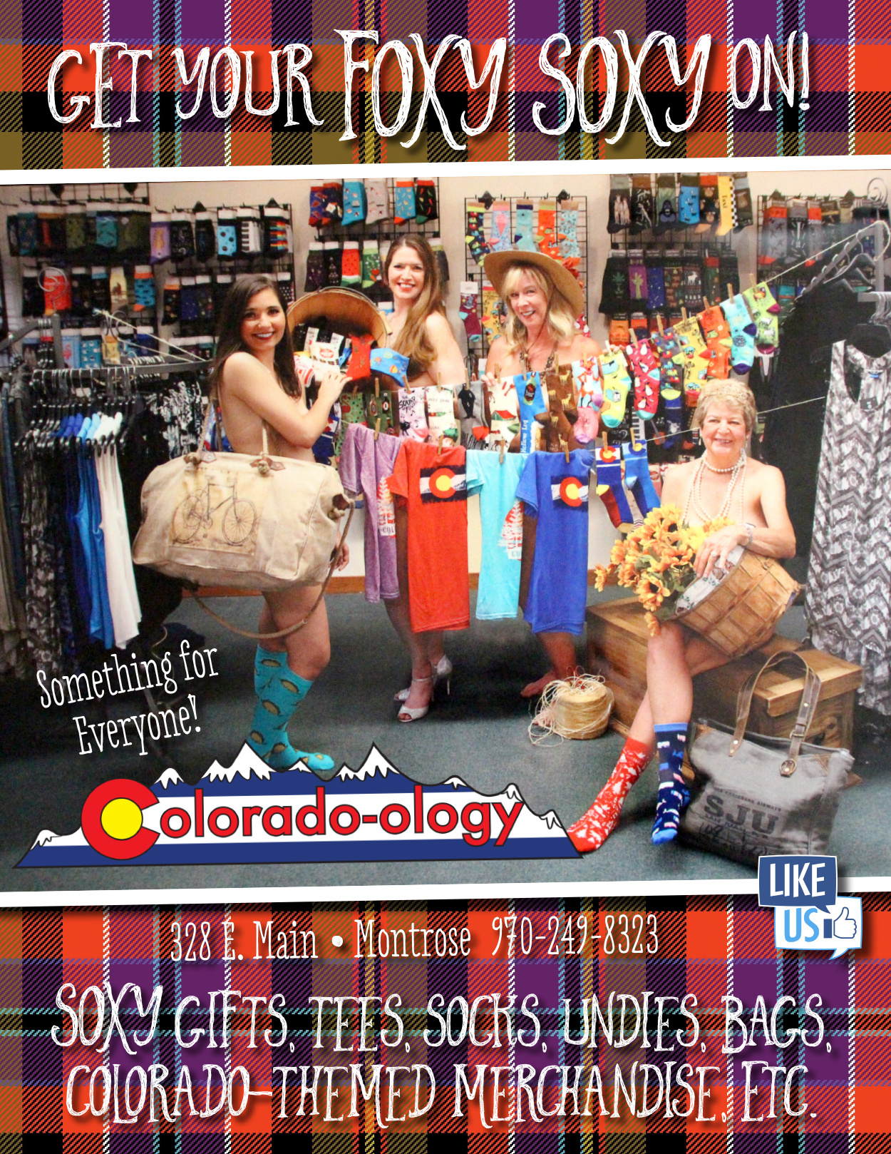Colorado-ology Fun Sock ad by Rene Bobo on Dribbble