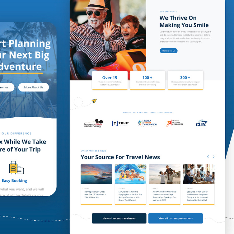 Destinations with Character :: Website Redesign by Jacob Ziech on Dribbble