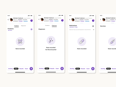 athenaOne Mobile Chart Empty States by Elona Jaquez Design on Dribbble