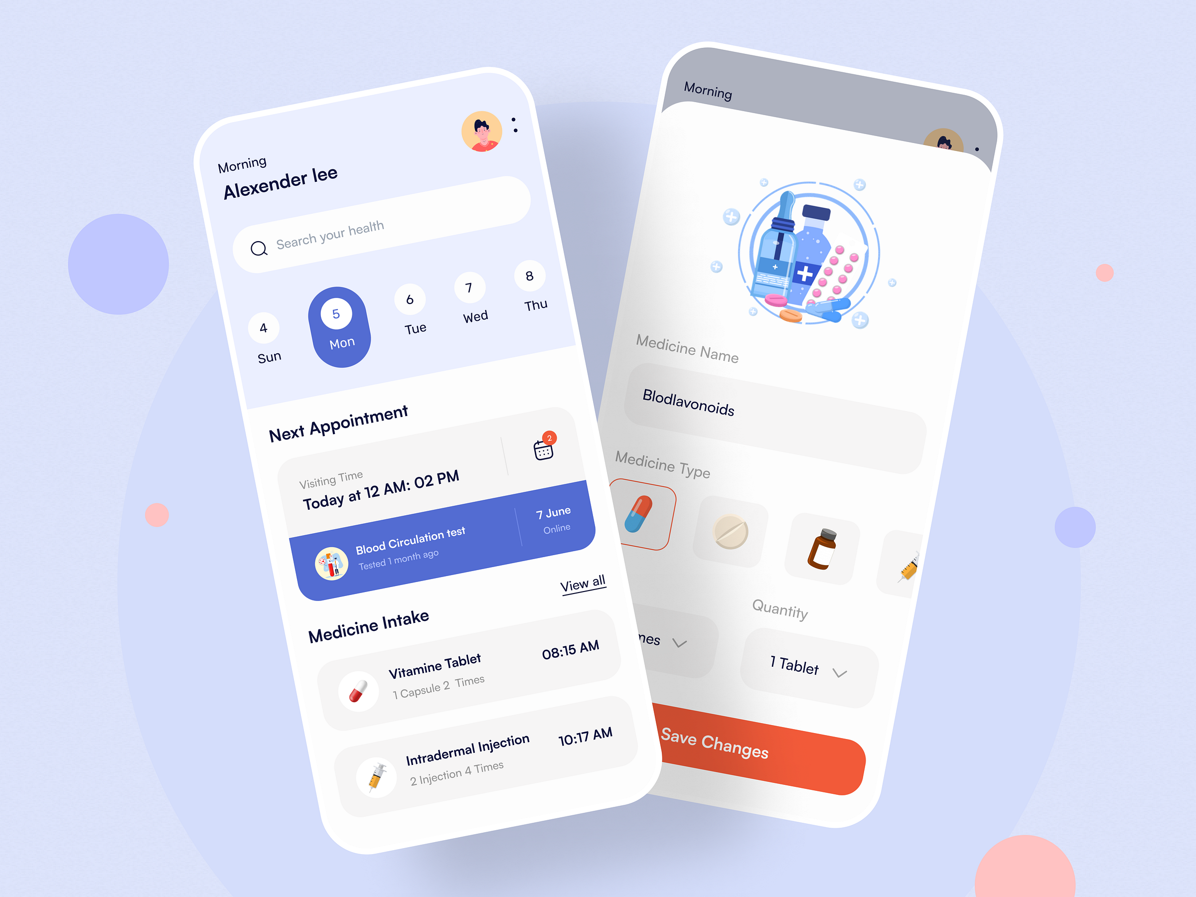 Health Tracker App by App Ninja for UIHUT - UI UX Design Agency on Dribbble