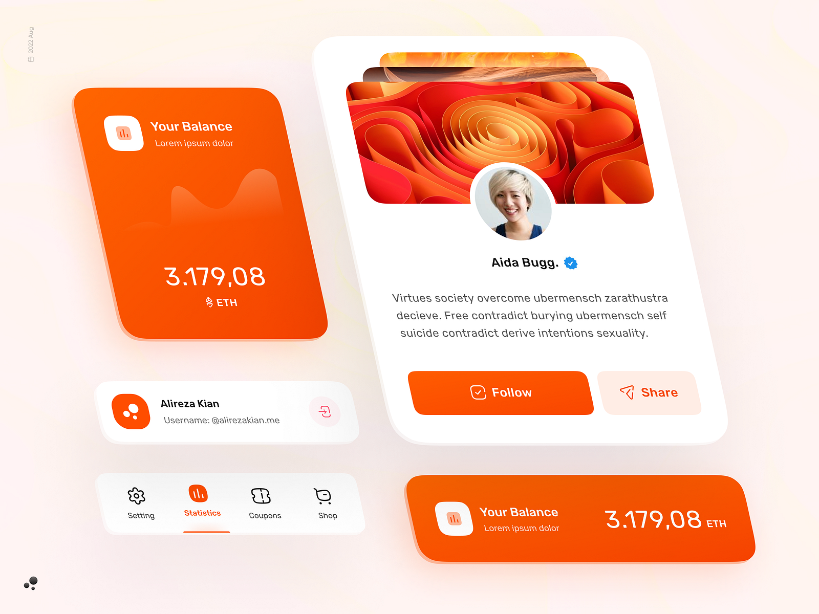 Nft Components By Alireza Kian For Reverb On Dribbble