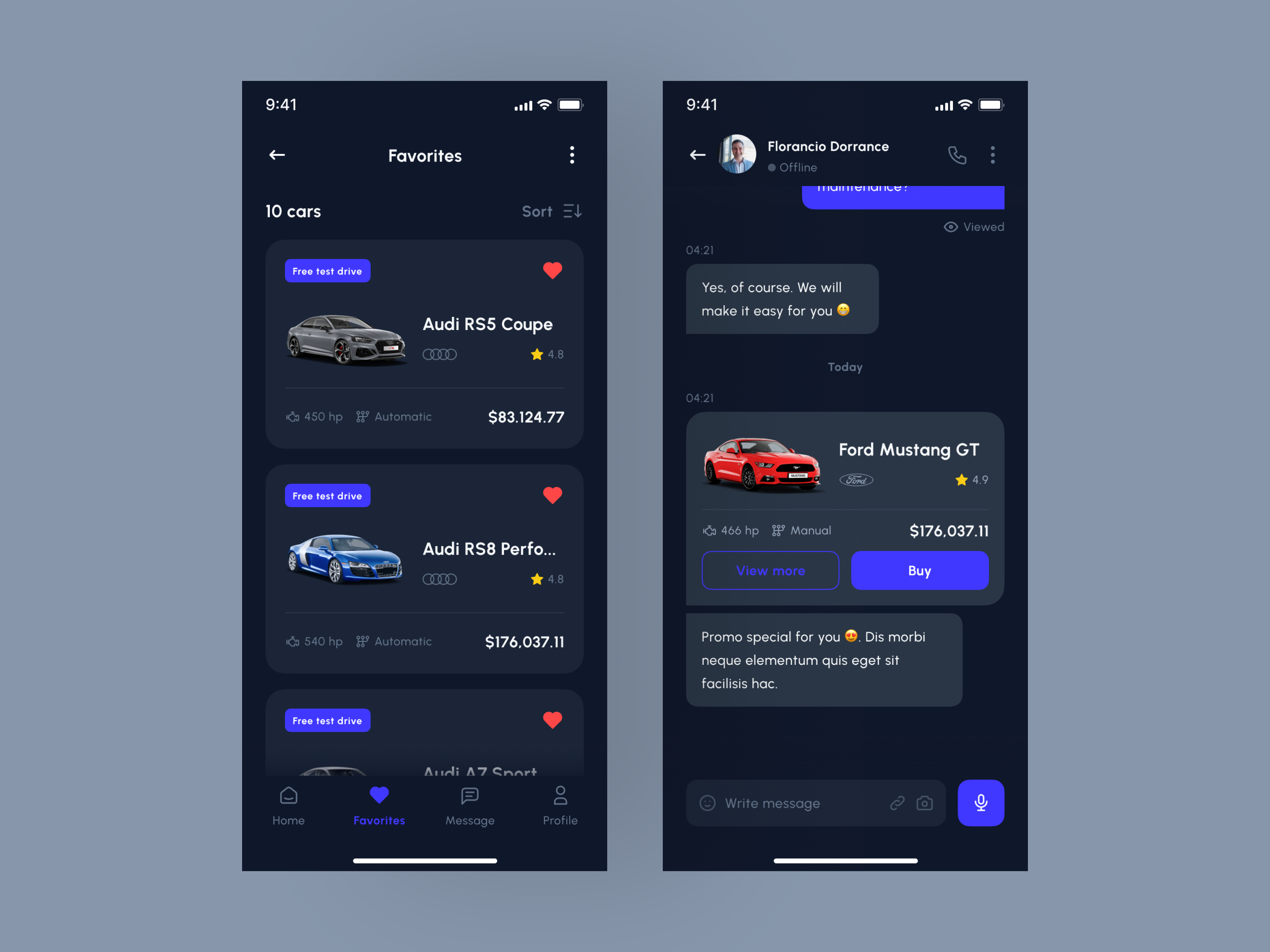 Carline - Car Marketplace App UI Kit by Uxerflow UI/UX on Dribbble