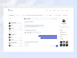 Messenger Dashboard by Adrin~ on Dribbble