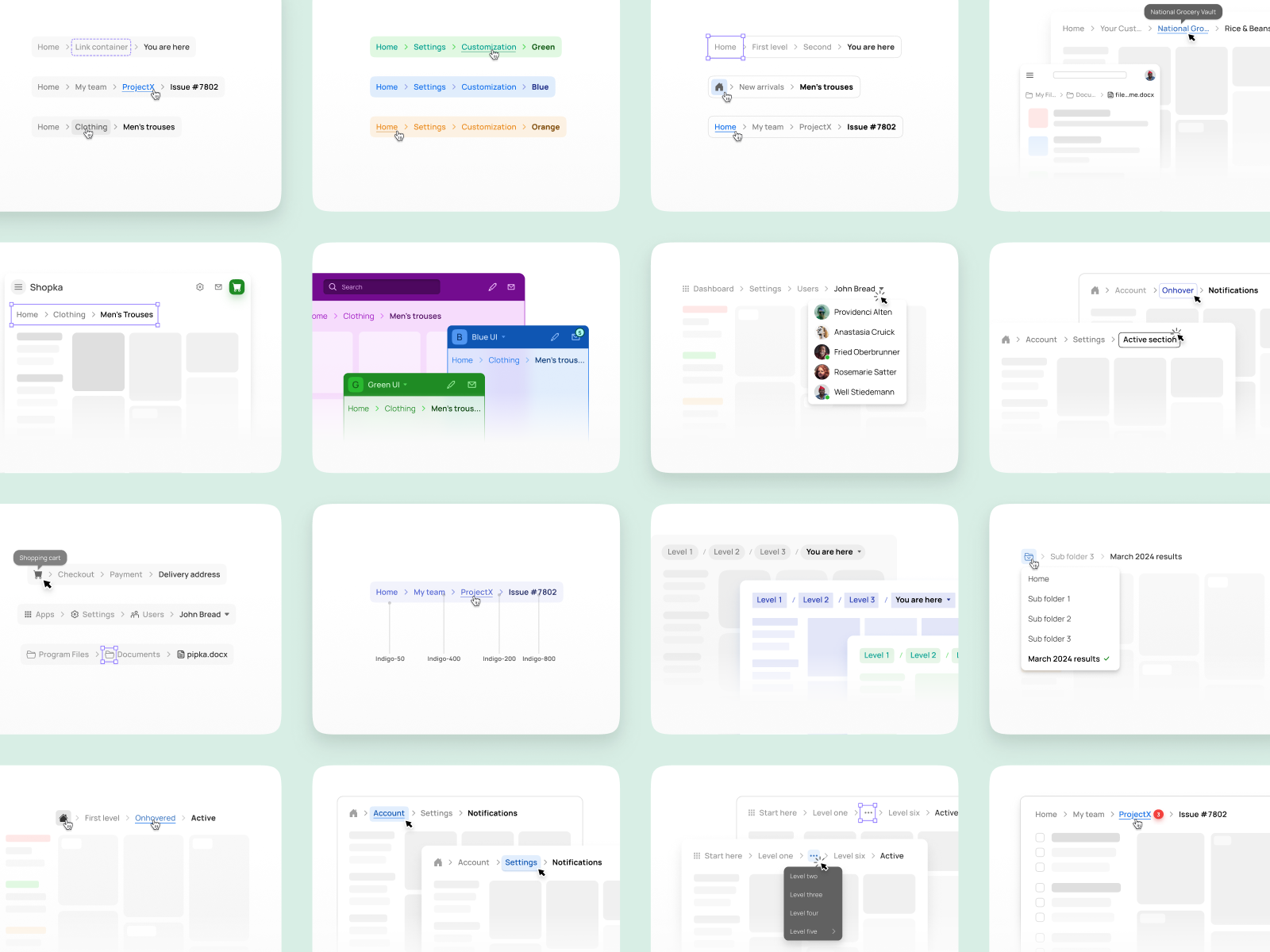 Breadcrumbs Ui Design Tutorial – Tips, Styles & Templates By Roman