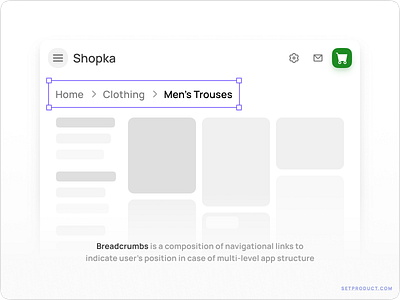 Breadcrumbs UI design tutorial – Tips, styles & templates by Roman ...