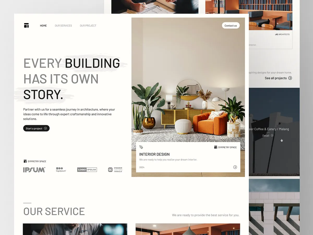 Browse thousands of Architect Website images for design inspiration | Dribbble