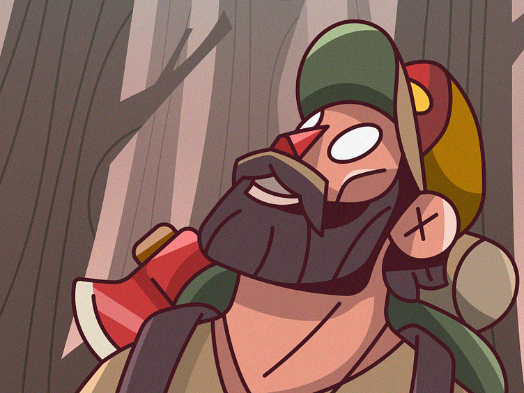 2d Simple Character Design Illustration Created With Vectors By Mark