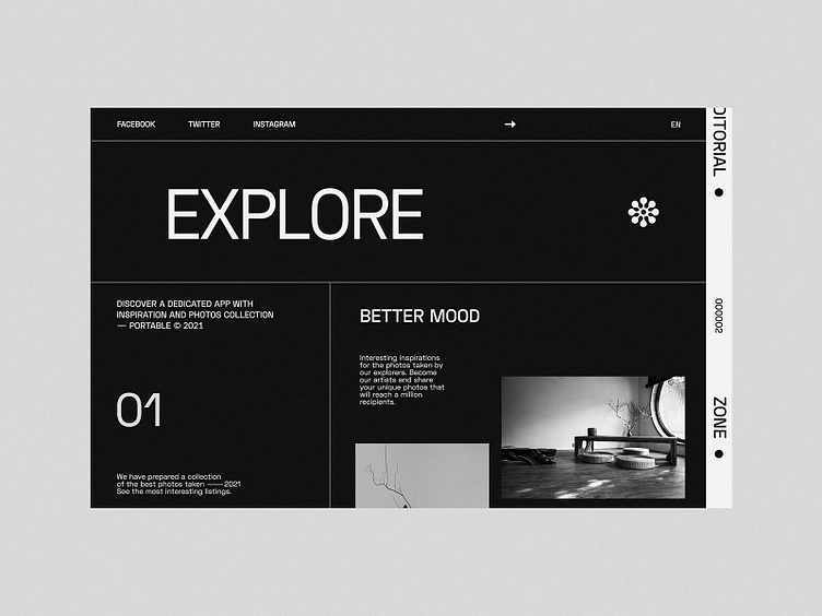 Explore - Website concept by Tomasz Mazurczak on Dribbble