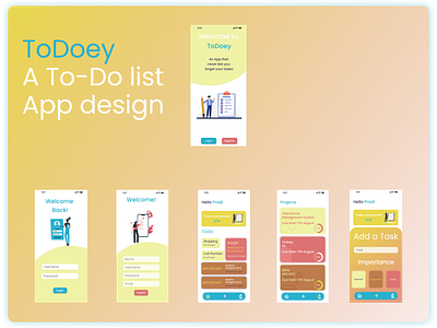 ToDoey - To do list app design by Pratyush Bisht on Dribbble