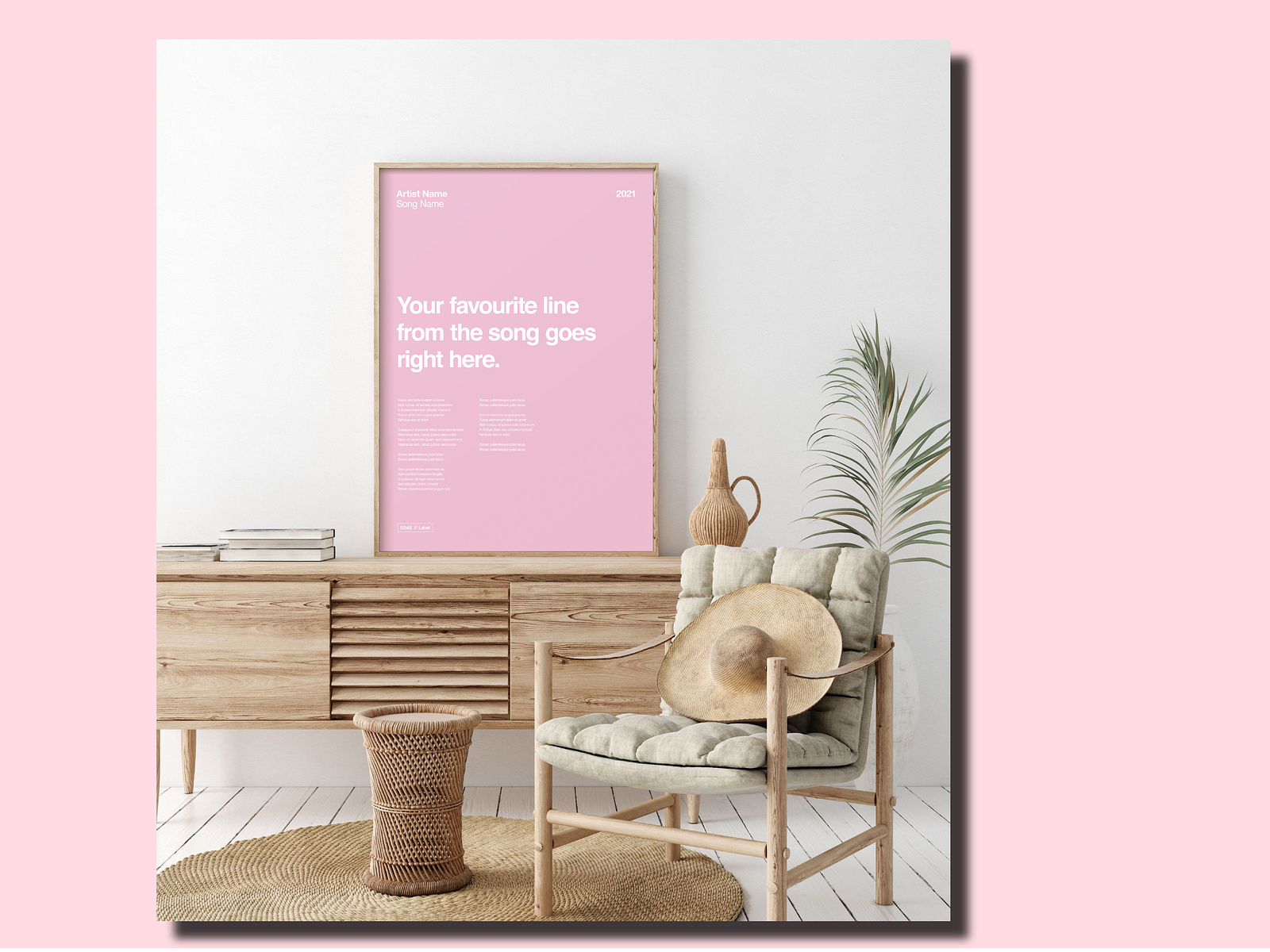 Songs Lyrics Frame Design by Waheed R. on Dribbble