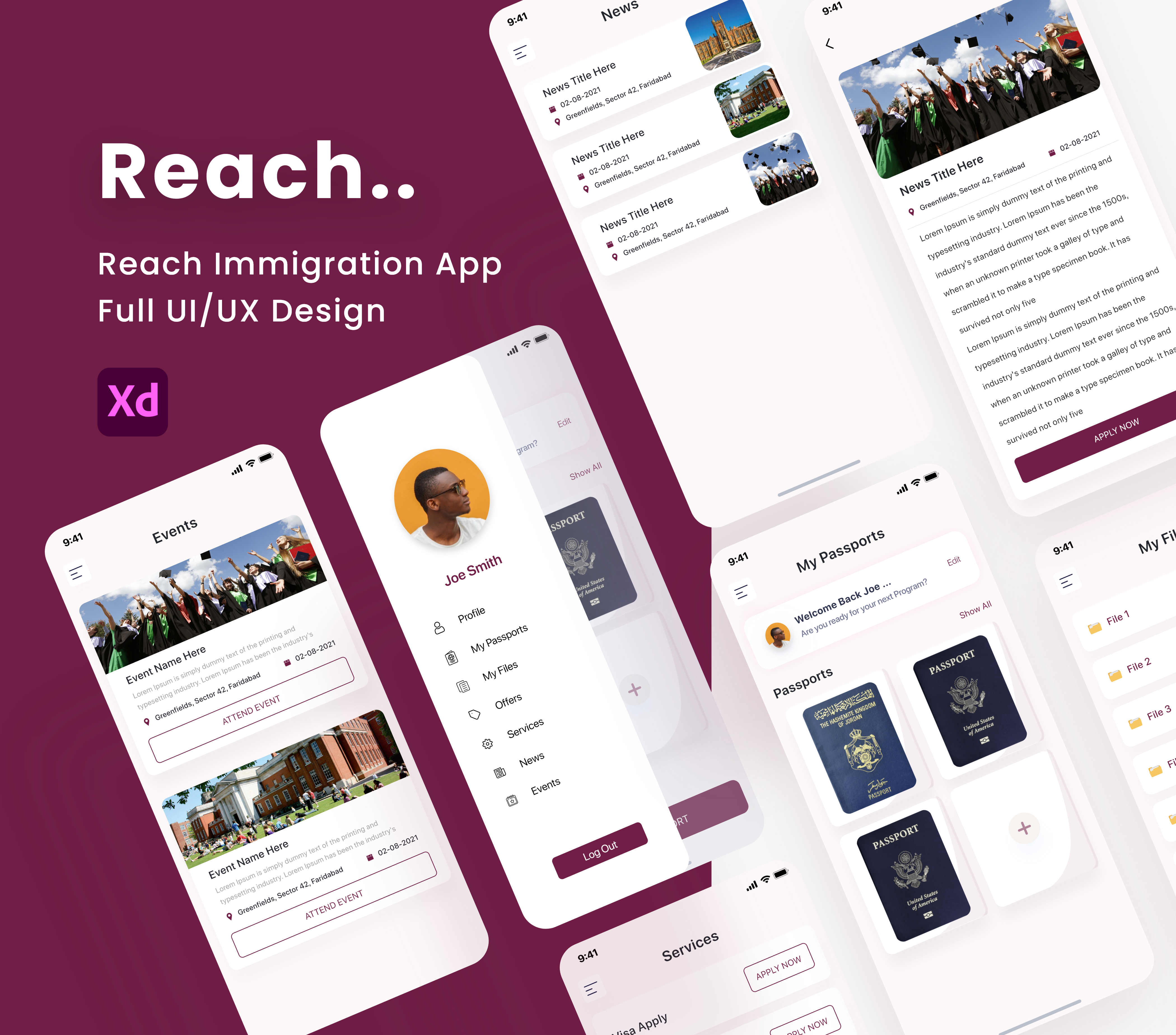 Reach Immigration by Mohammed AbuSharekh on Dribbble