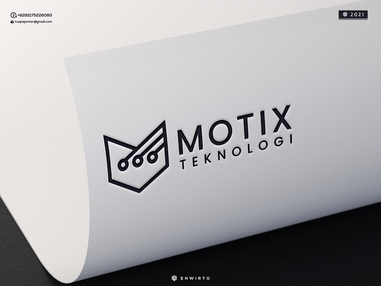 Motix Teknologi Logo by Enwirto on Dribbble