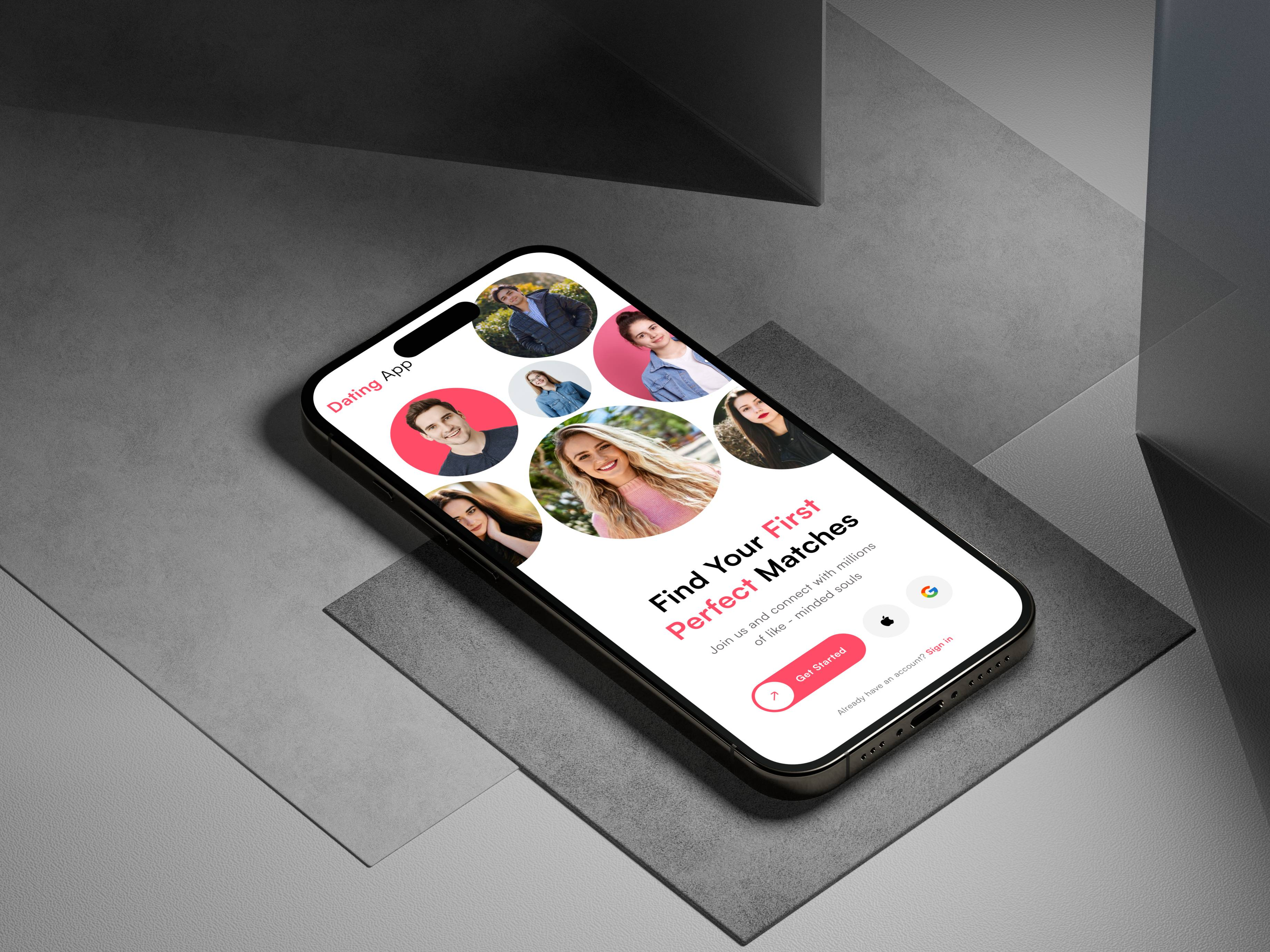 Dating App UI Design ️ by Rubel Hossain on Dribbble