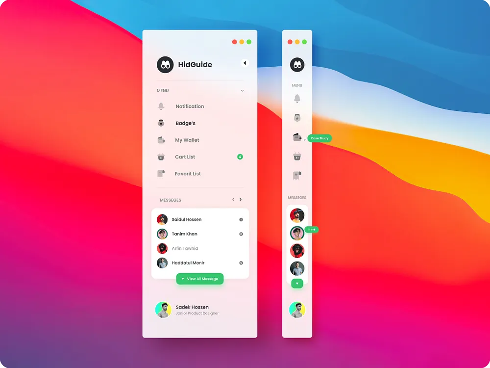 Navigation UI designs, themes, templates and downloadable graphic ...