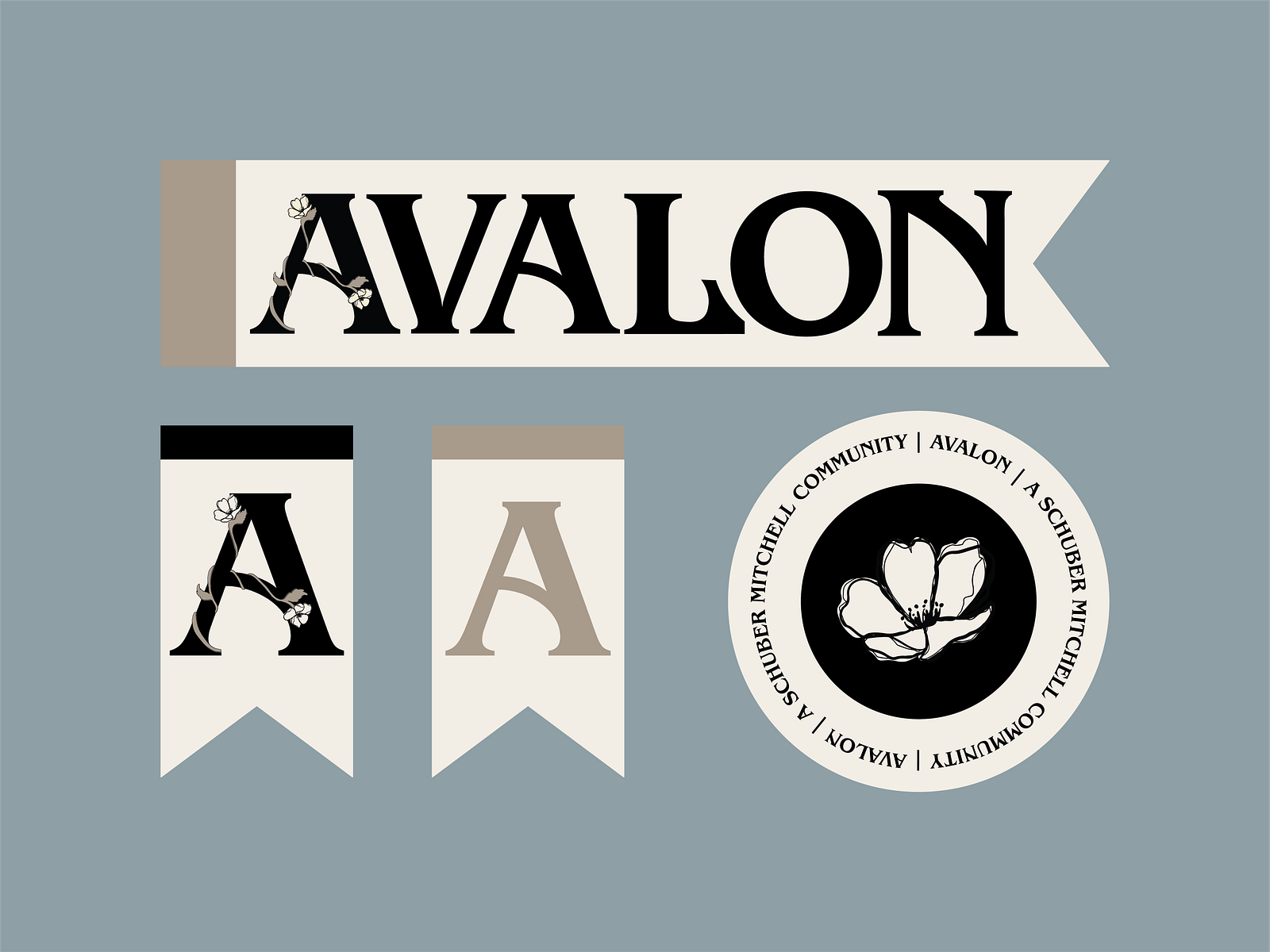 Avalon - Banners & Circle Logo by Kayla Koskovick on Dribbble
