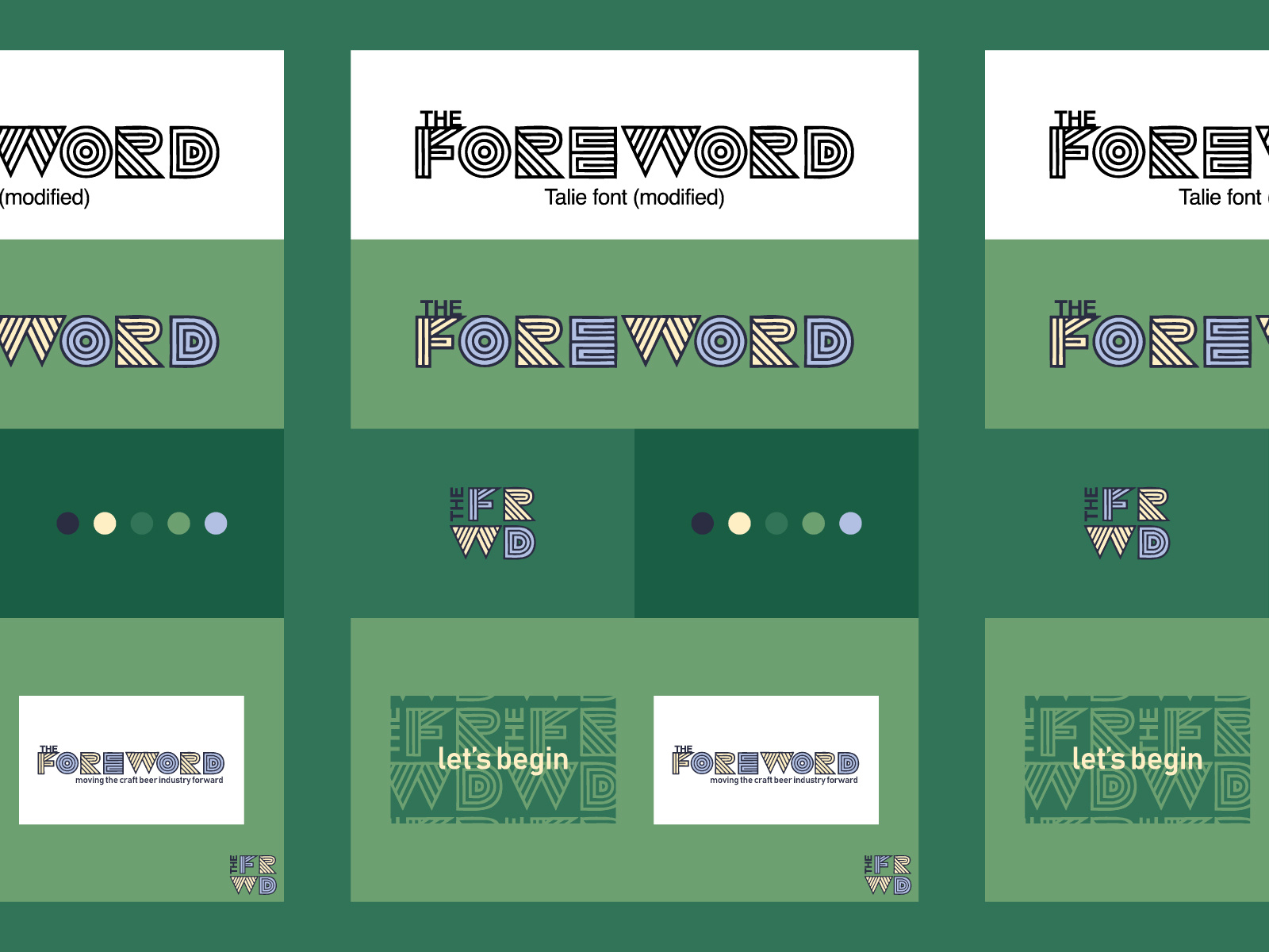 The Foreword Logo Concept by Tyler Mithuen on Dribbble