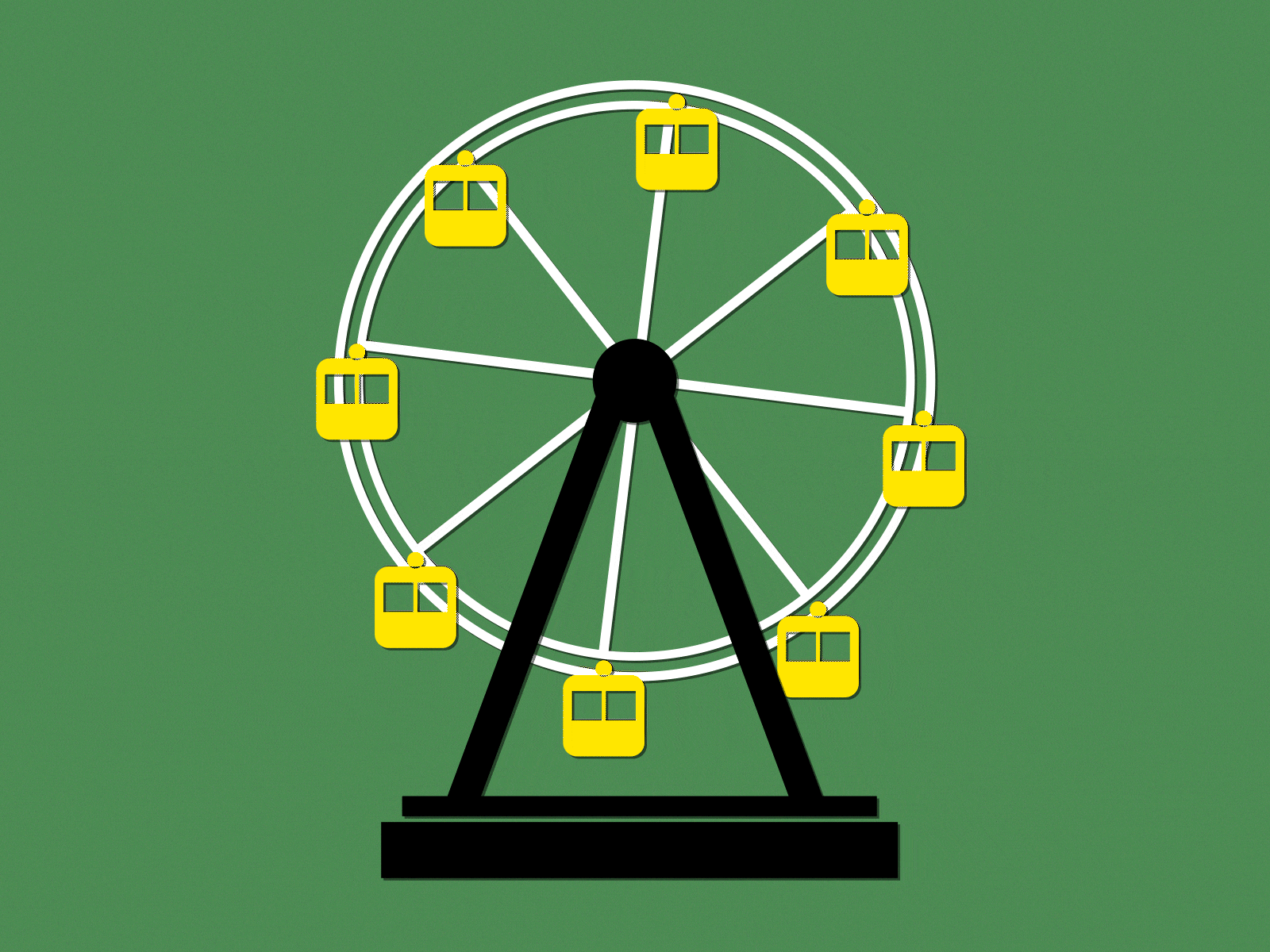 Ferris Wheel Animation by Orhan Dayı on Dribbble
