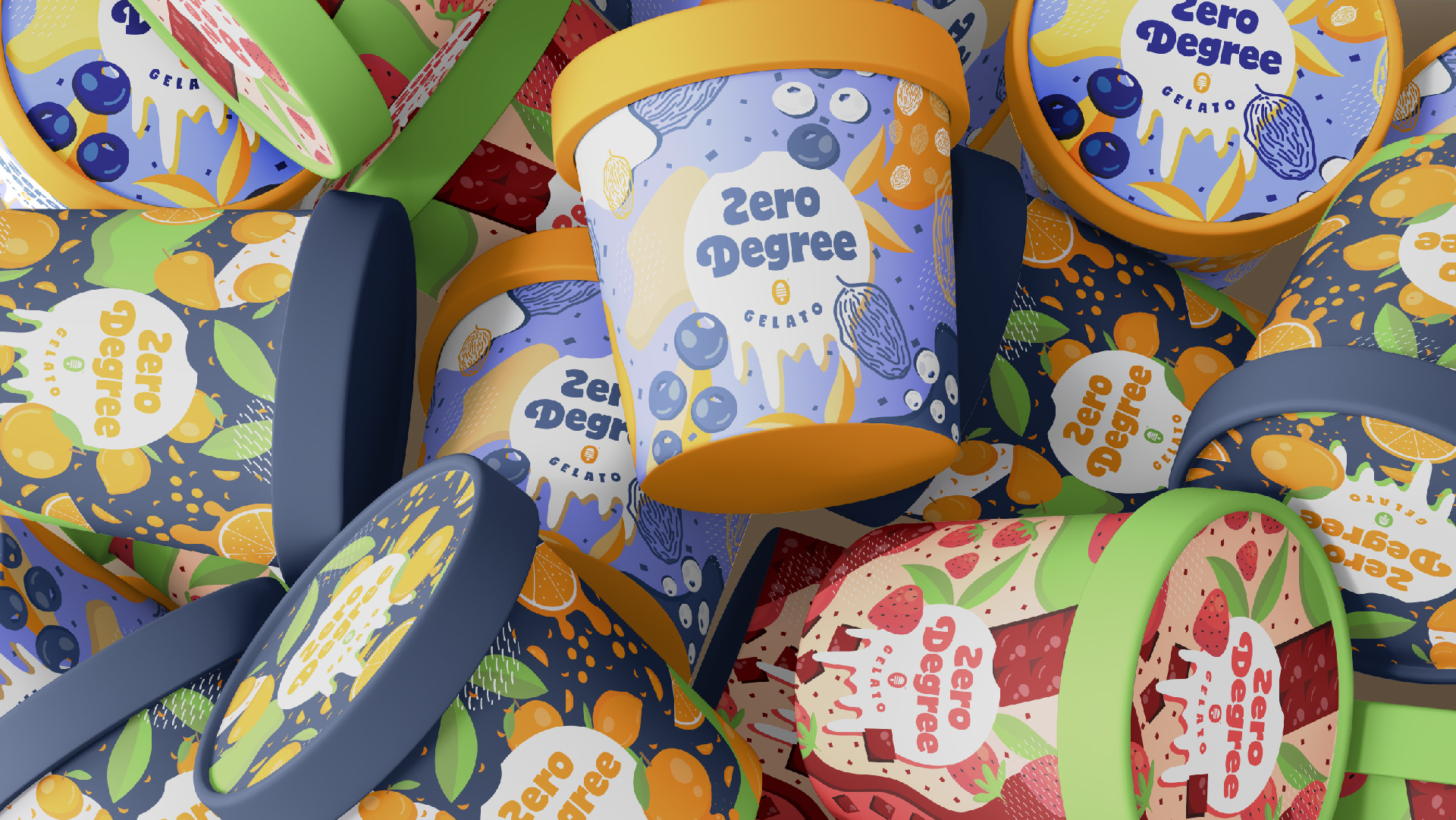Zero Degree Gelato - Branding Design by Emir Kudić on Dribbble