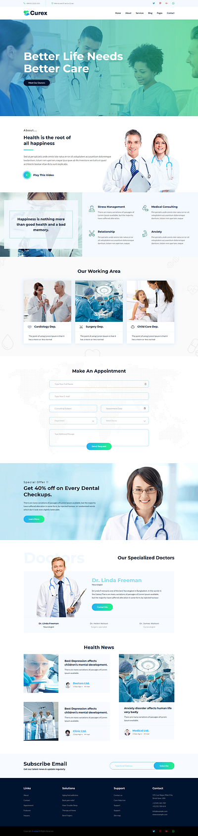 Responsive Medical Template designs, themes, templates and downloadable ...