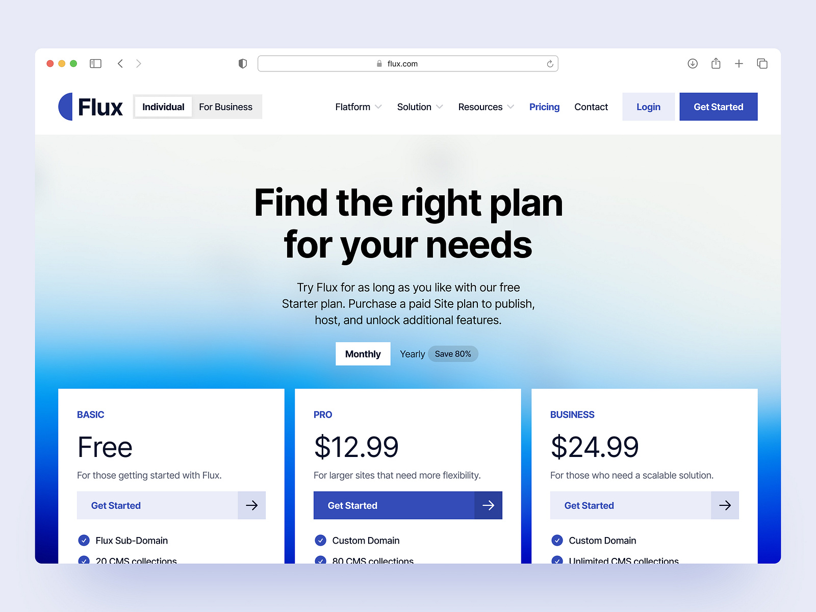 Pricing Plan Section UI Design by Zafor Iqbal on Dribbble