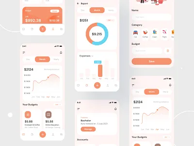Moneymanagement App Design designs, themes, templates and downloadable ...