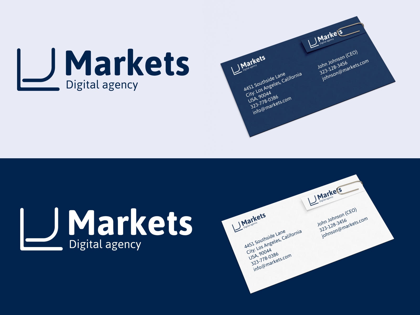 Markets - Logo Design by Dmitry Tikhonchuk on Dribbble