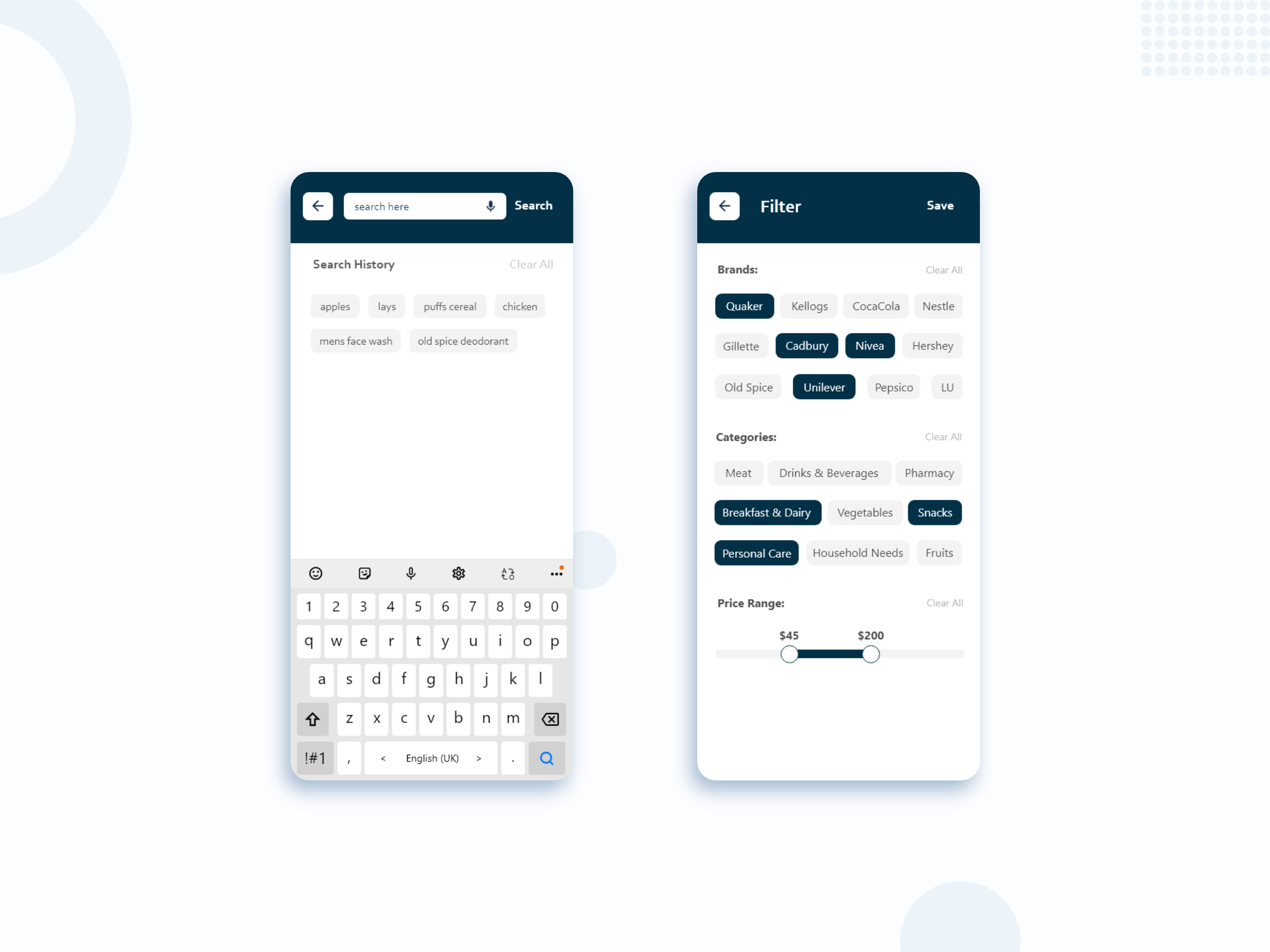Search - Daily UI #22 by Tulaib Mirza on Dribbble