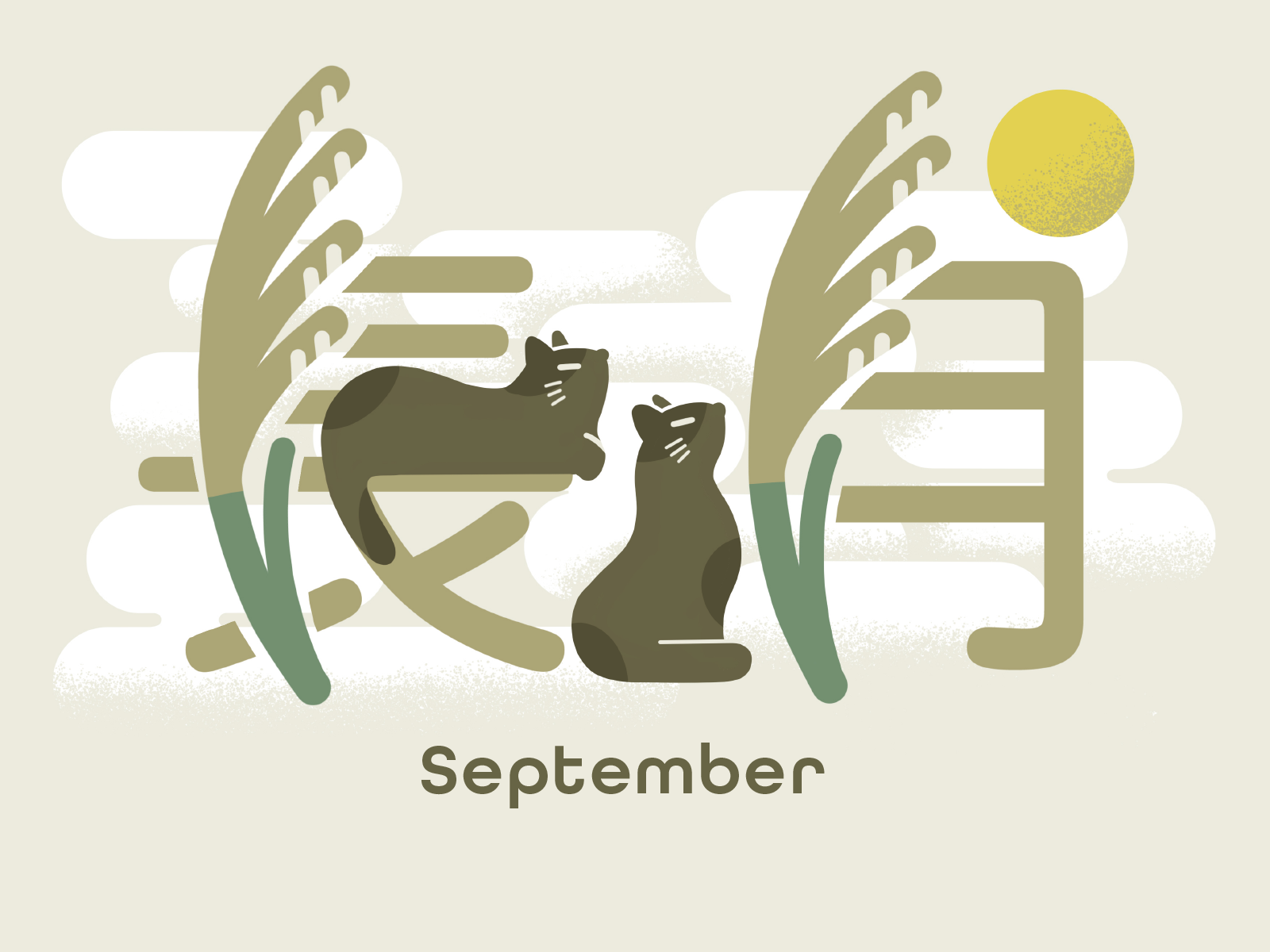 September cat by Aimi Shinohara on Dribbble