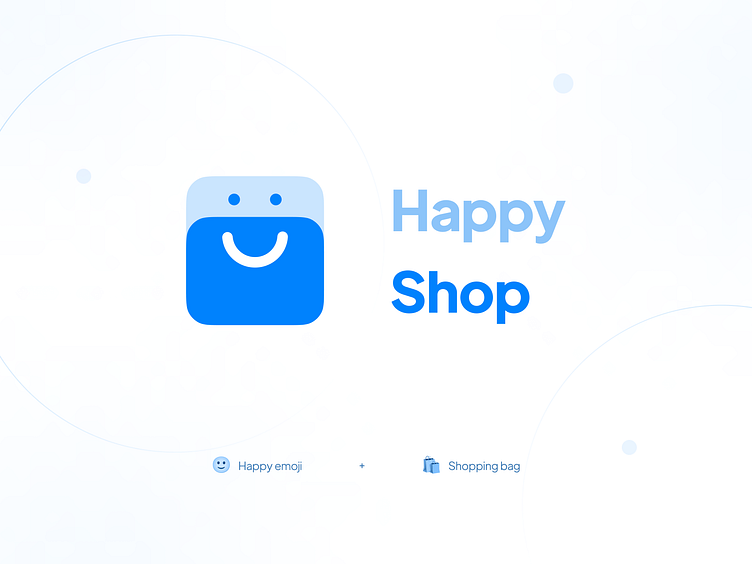 Happy shop Logo by Afshin T2Y for Piqo Studio on Dribbble