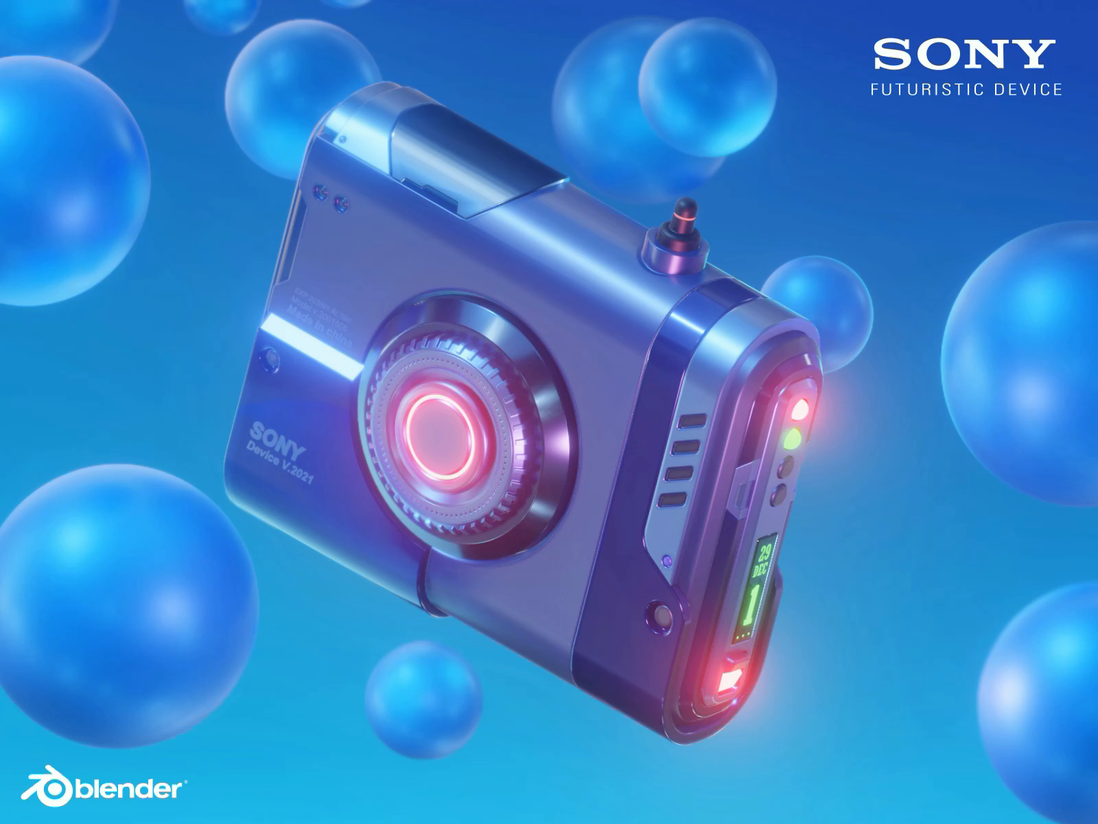 SONY | Futuristic Device by Mohamed El-Tobgy on Dribbble