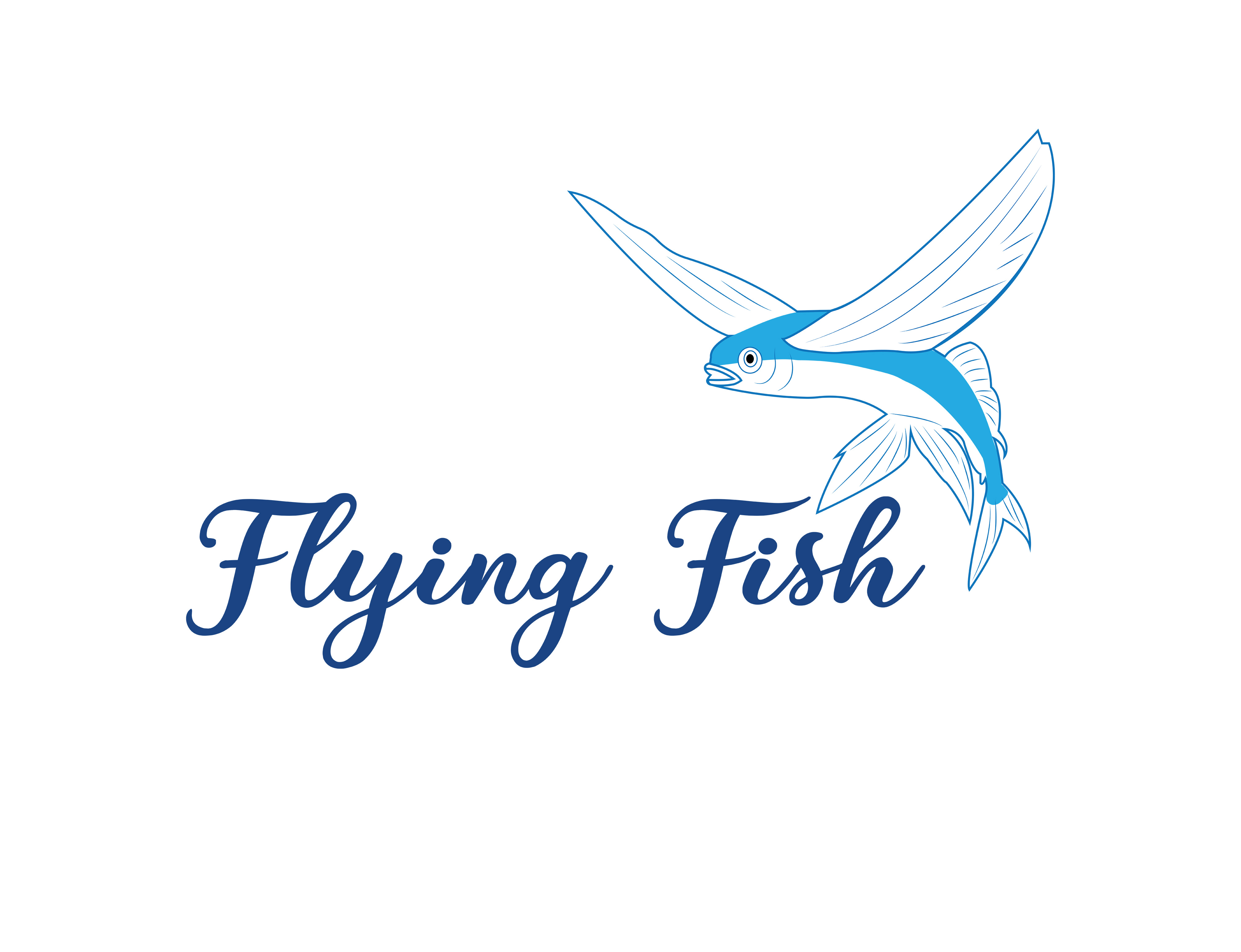 Flying Fish by Maruf Shorvo | Logo designer on Dribbble
