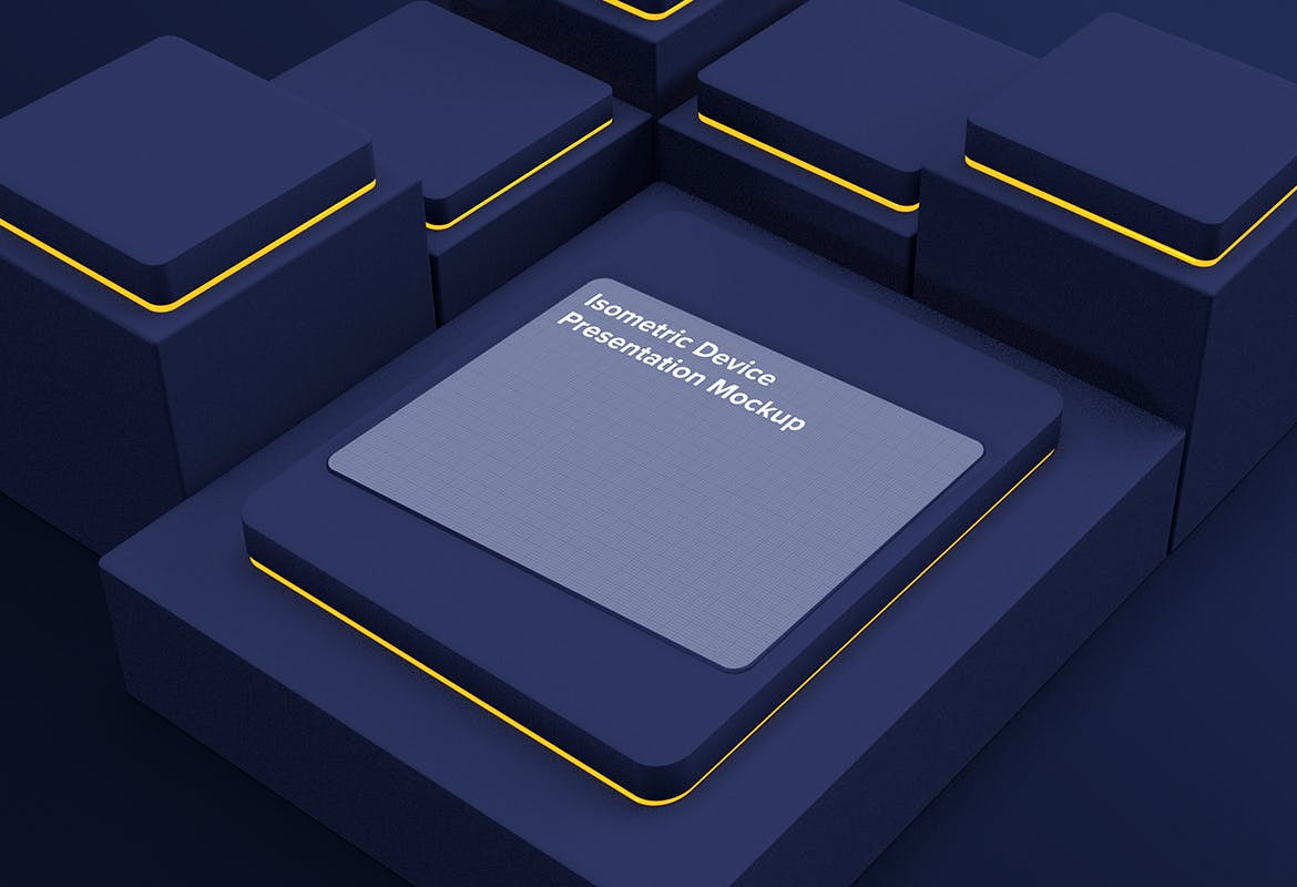 Isometric Device Presentation Mockup by Creative Sandra on Dribbble