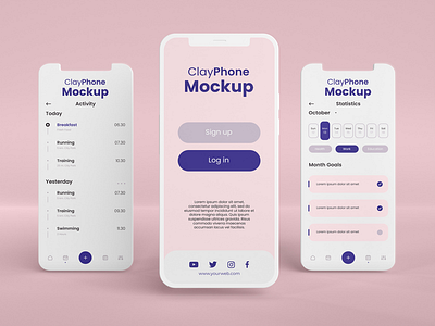 Phone Dashboard designs, themes, templates and downloadable graphic ...