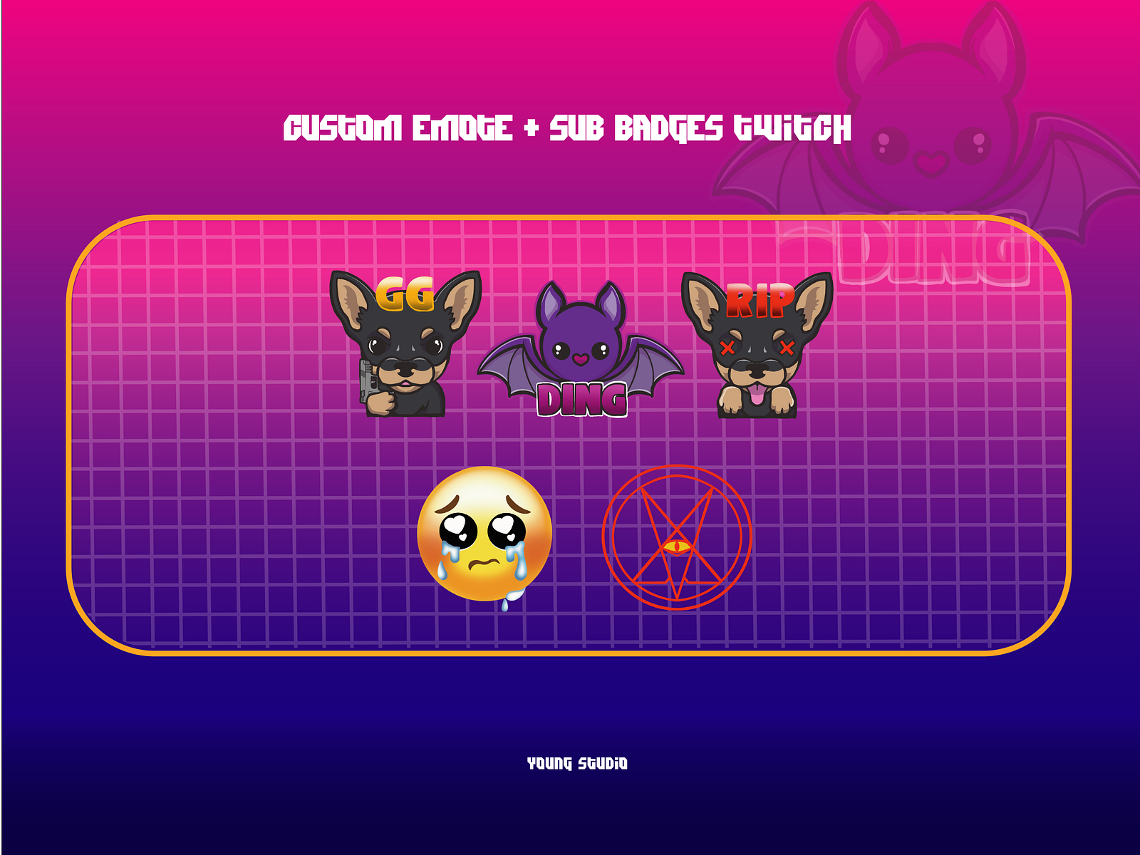 Random emote for client by Youngstudio84 on Dribbble