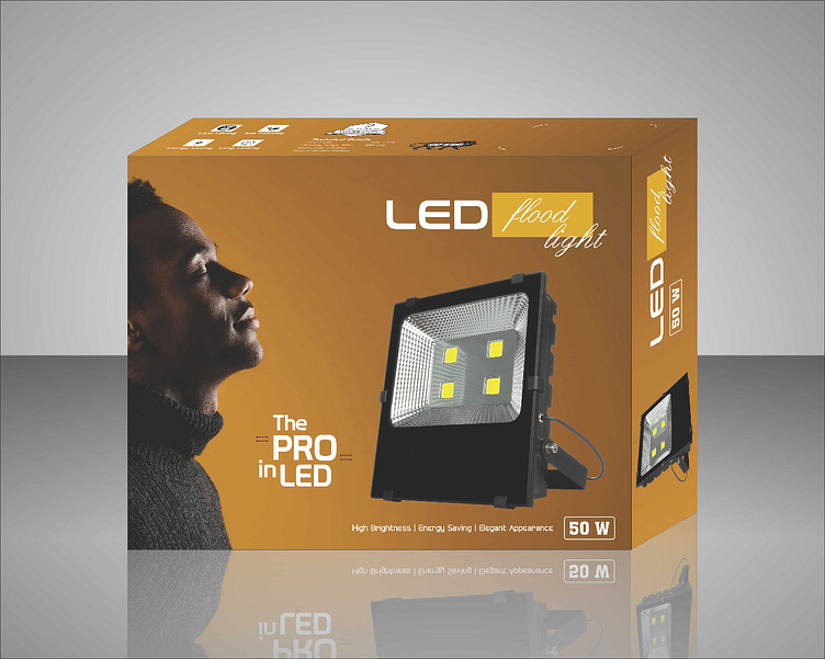 Led Flood Light Packaging Design Concept by Irfan Alam on Dribbble