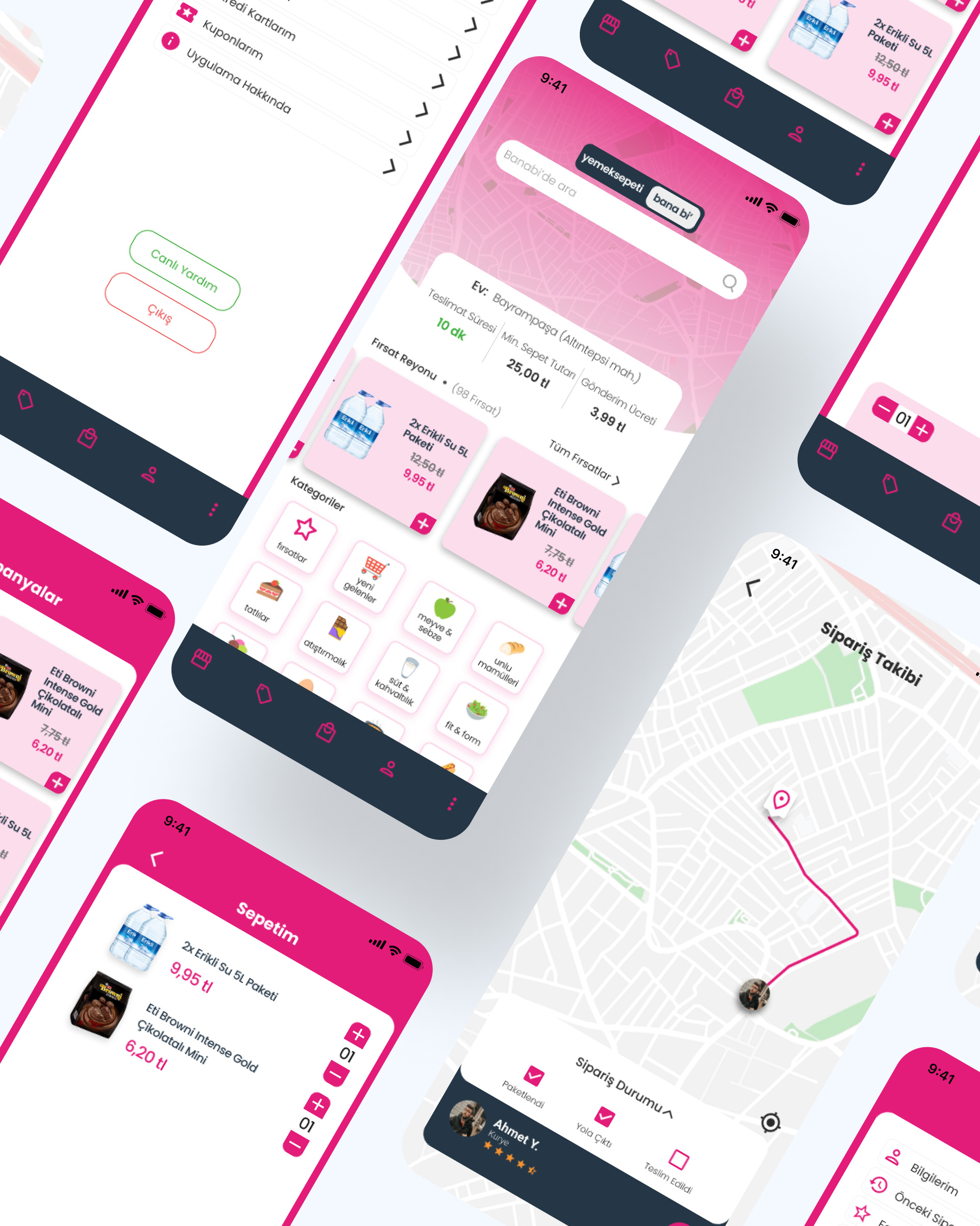 Yemeksepeti Banabi Redesign by Emin Canbaz on Dribbble