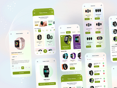 Smart Watch App designs, themes, templates and downloadable graphic ...