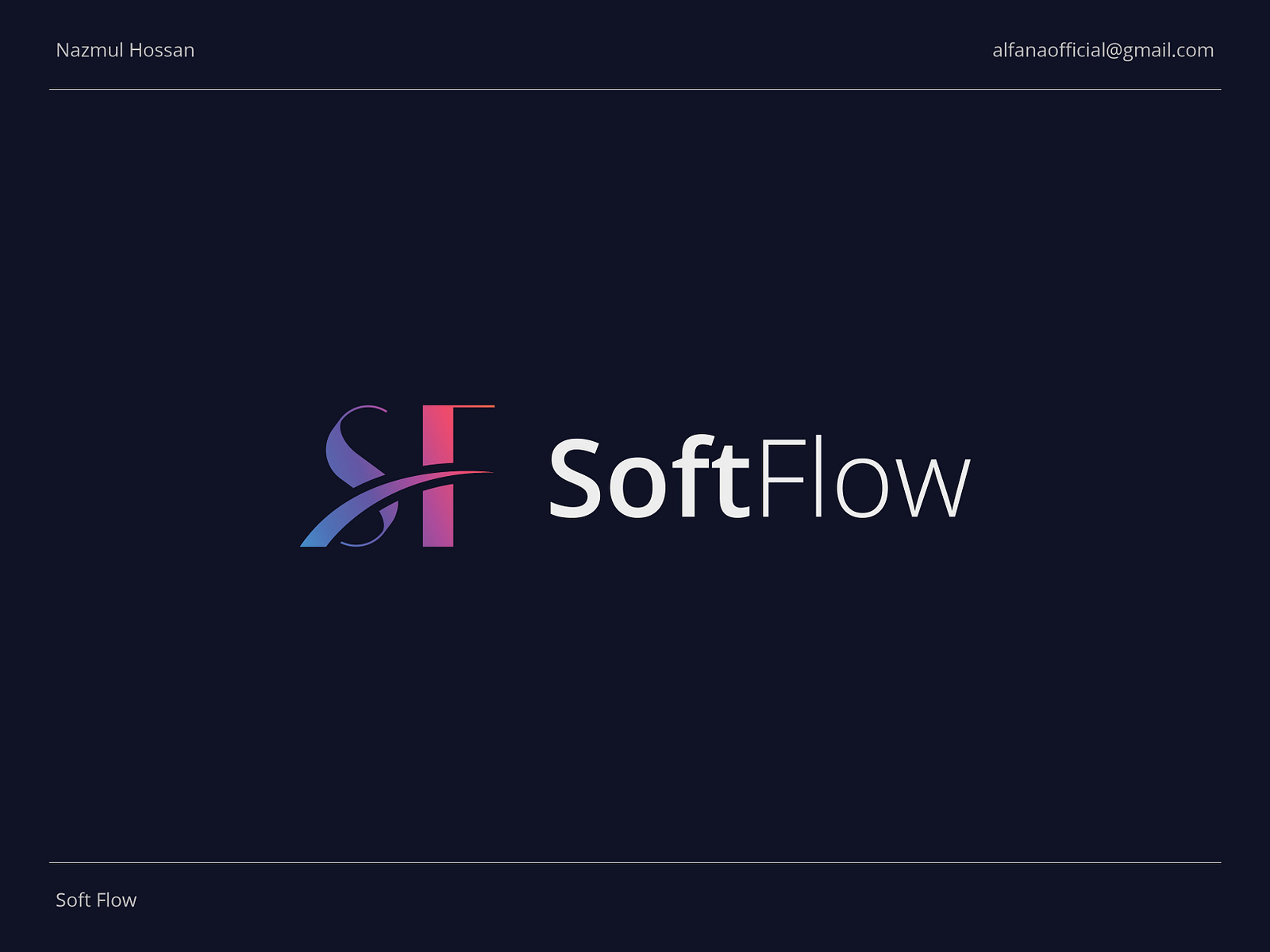SoftFlow - Logo Design by Nazmul Hossan | Freelance Brand Designer on ...