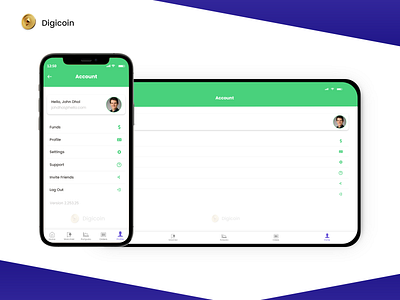 Digital Currency App designs, themes, templates and downloadable ...