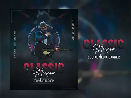 Music Banner designs, themes, templates and downloadable graphic ...