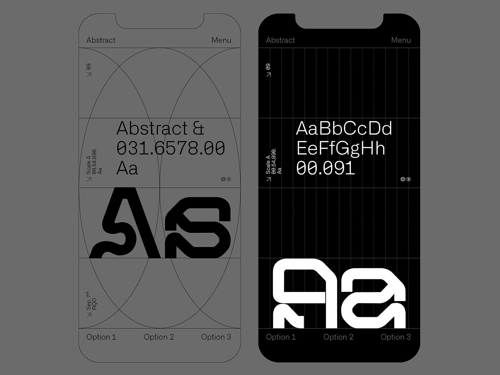 Abstract Interface / Typography by Benjamin Gabernig on Dribbble